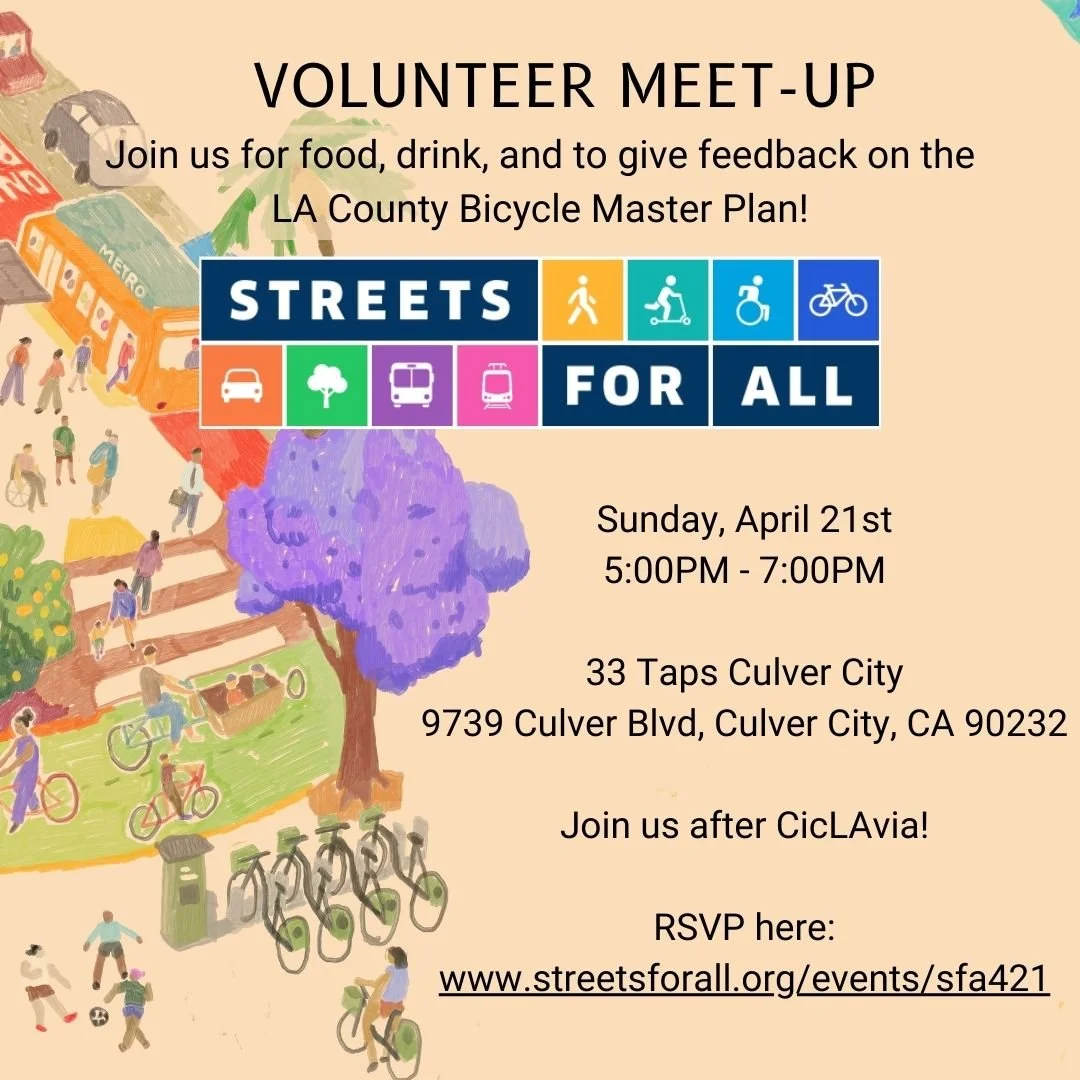 Westside Volunteer Meet Up — Streets For All
