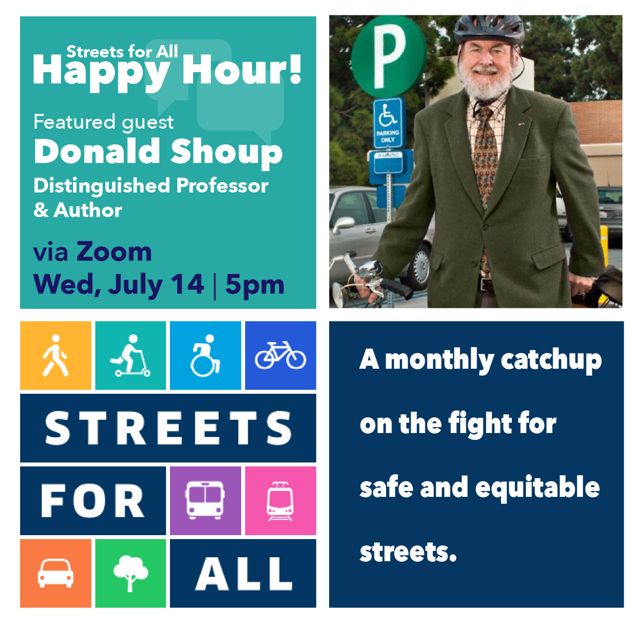 Happy Hour with Professor Donald Shoup — Streets For All