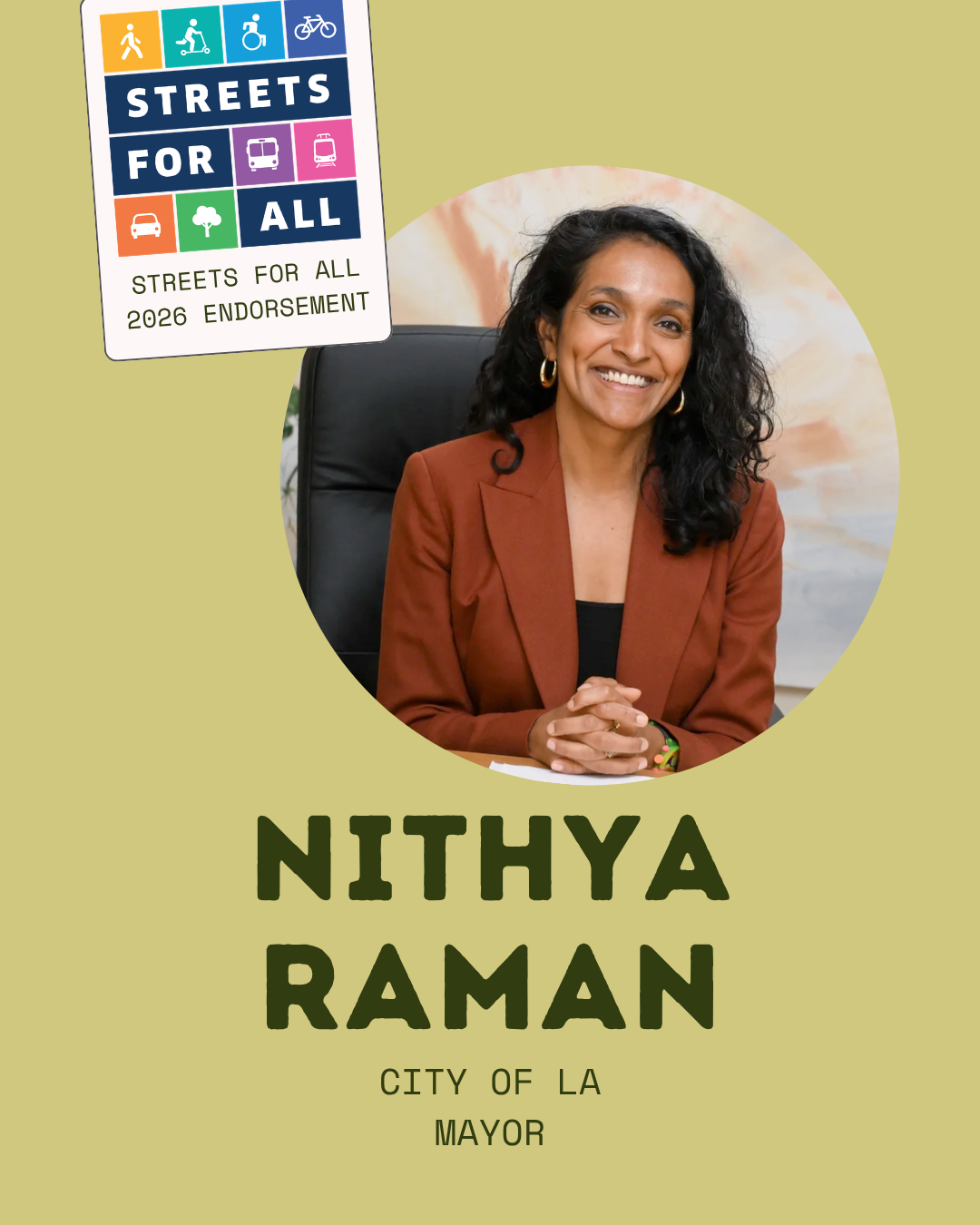 Nithya Raman — Streets For All