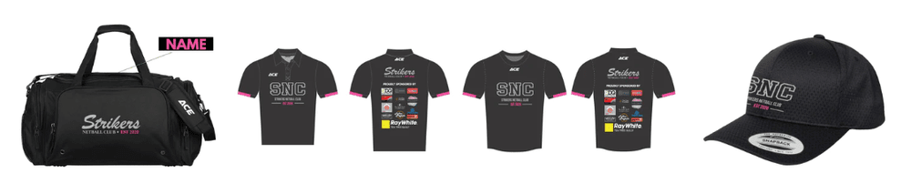 Merchandise — Strikers Netball Club