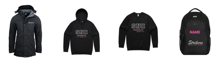 Merchandise — Strikers Netball Club