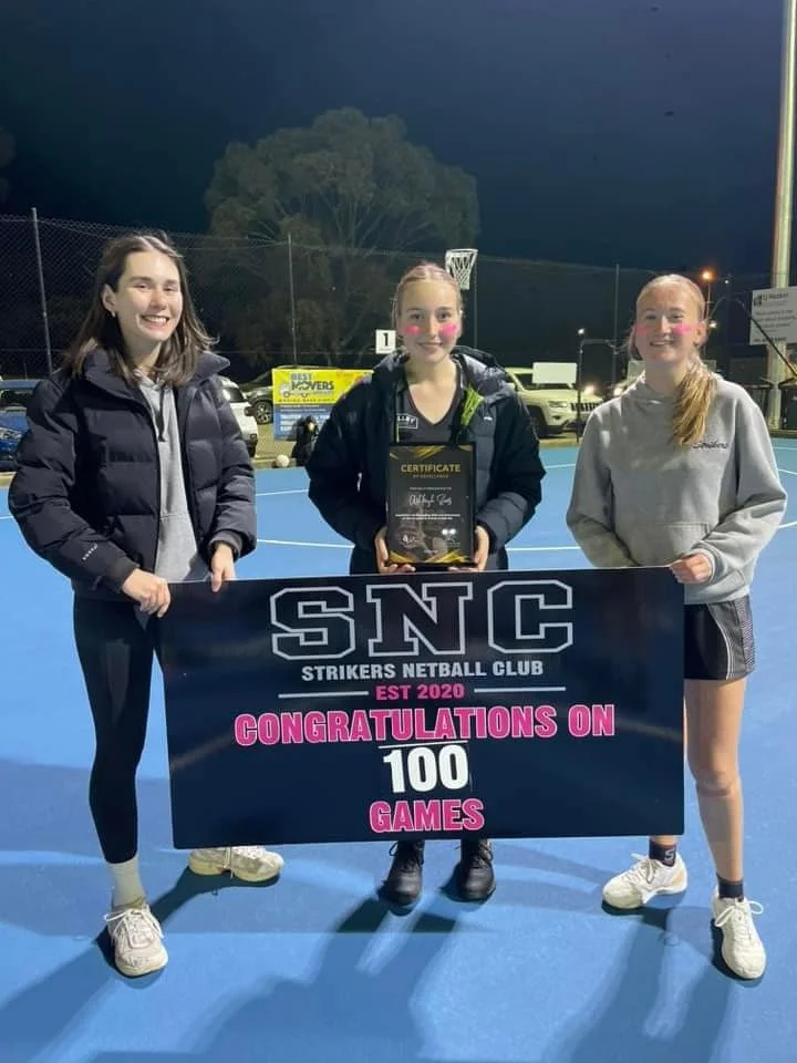 Honour Roll — Strikers Netball Club