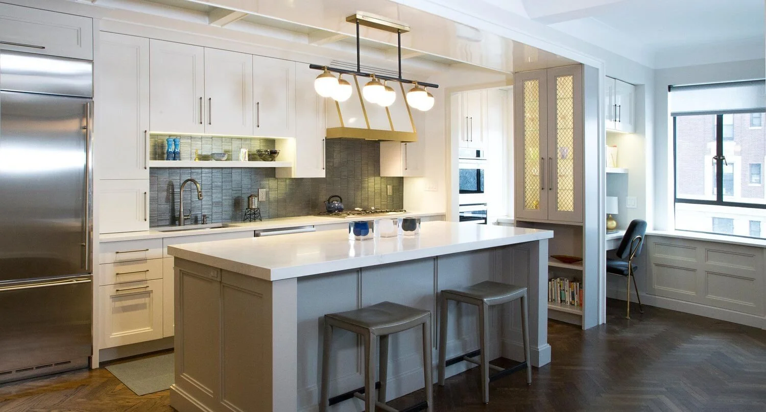 Small New York Kitchens Still Look Elegant — Bakes & Kropp Fine Cabinetry