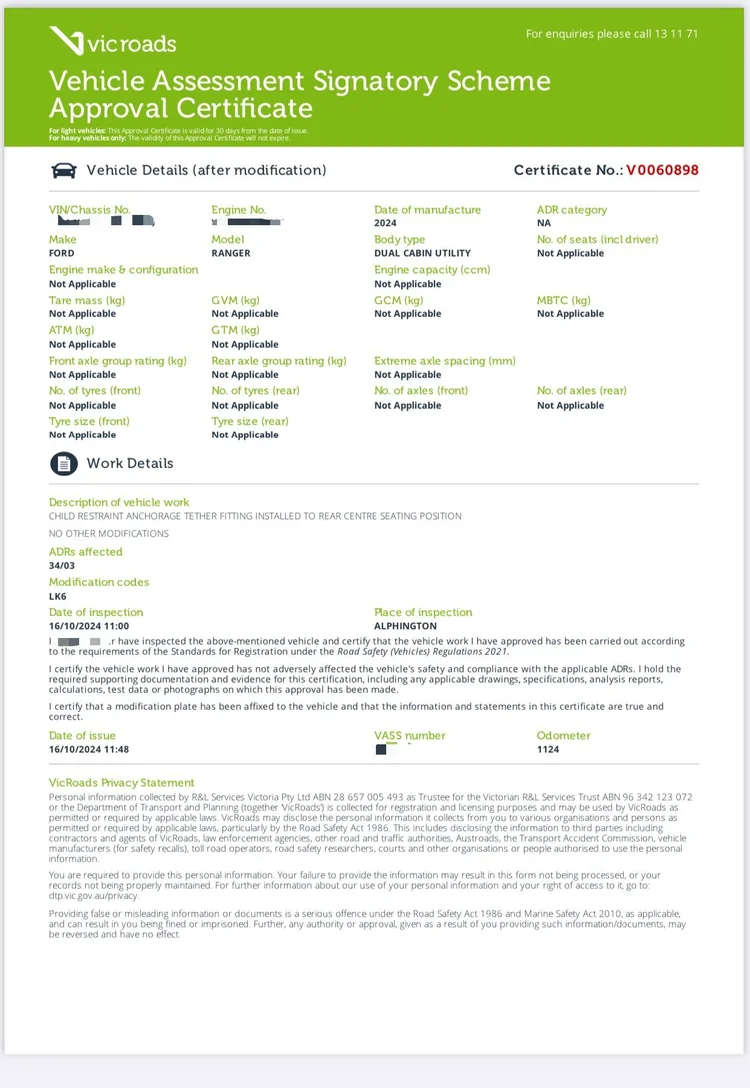 Child Restraints — Mcarter Auto