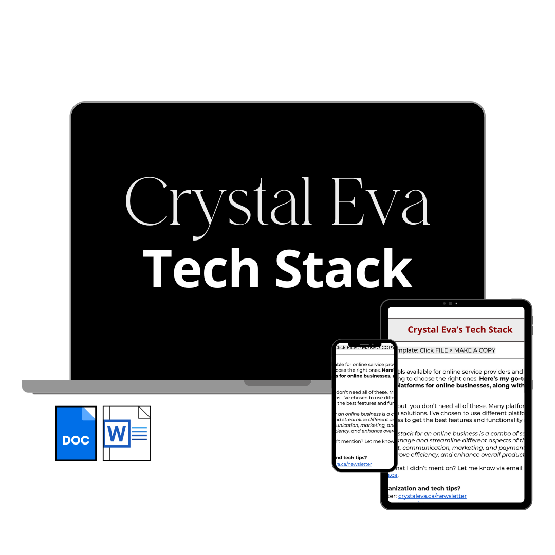 Online Business Management Free Resources — Crystal Eva Inc.