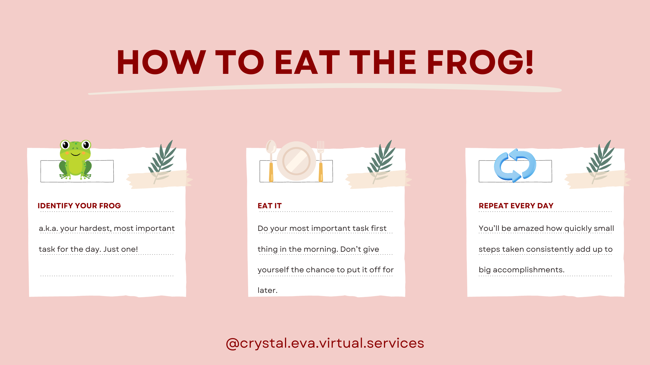 The Best Four Productivity Techniques — Crystal Eva