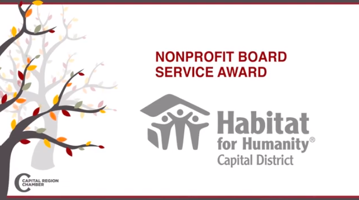 Board member recognized for his service — Habitat for Humanity Capital ...