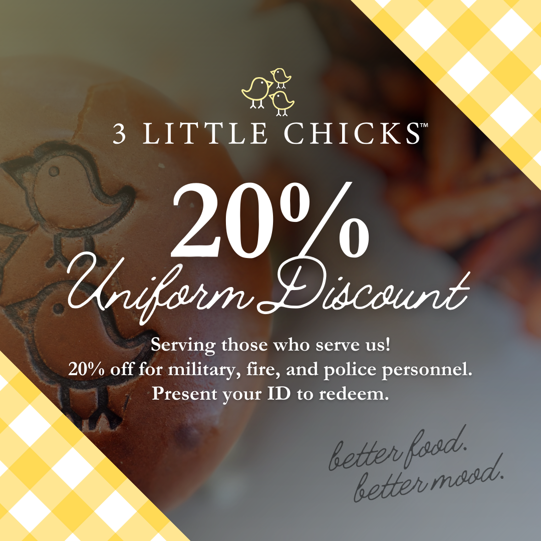 3 Little Chicks March Happenings & Specials — 3 Little Chicks