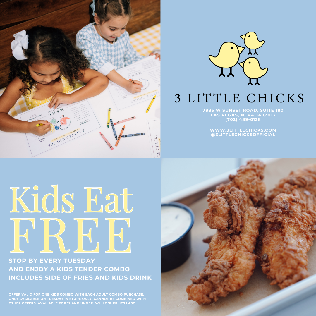 3 Little Chicks March Happenings & Specials — 3 Little Chicks