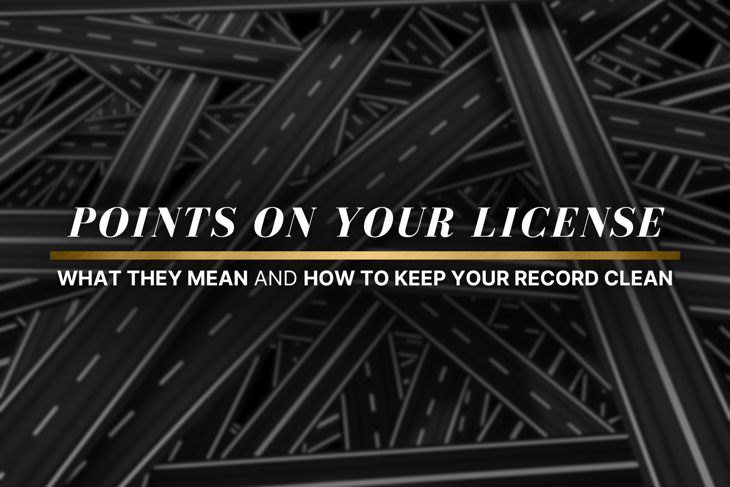 Points on Your License: What They Mean and How to Keep Your Record ...