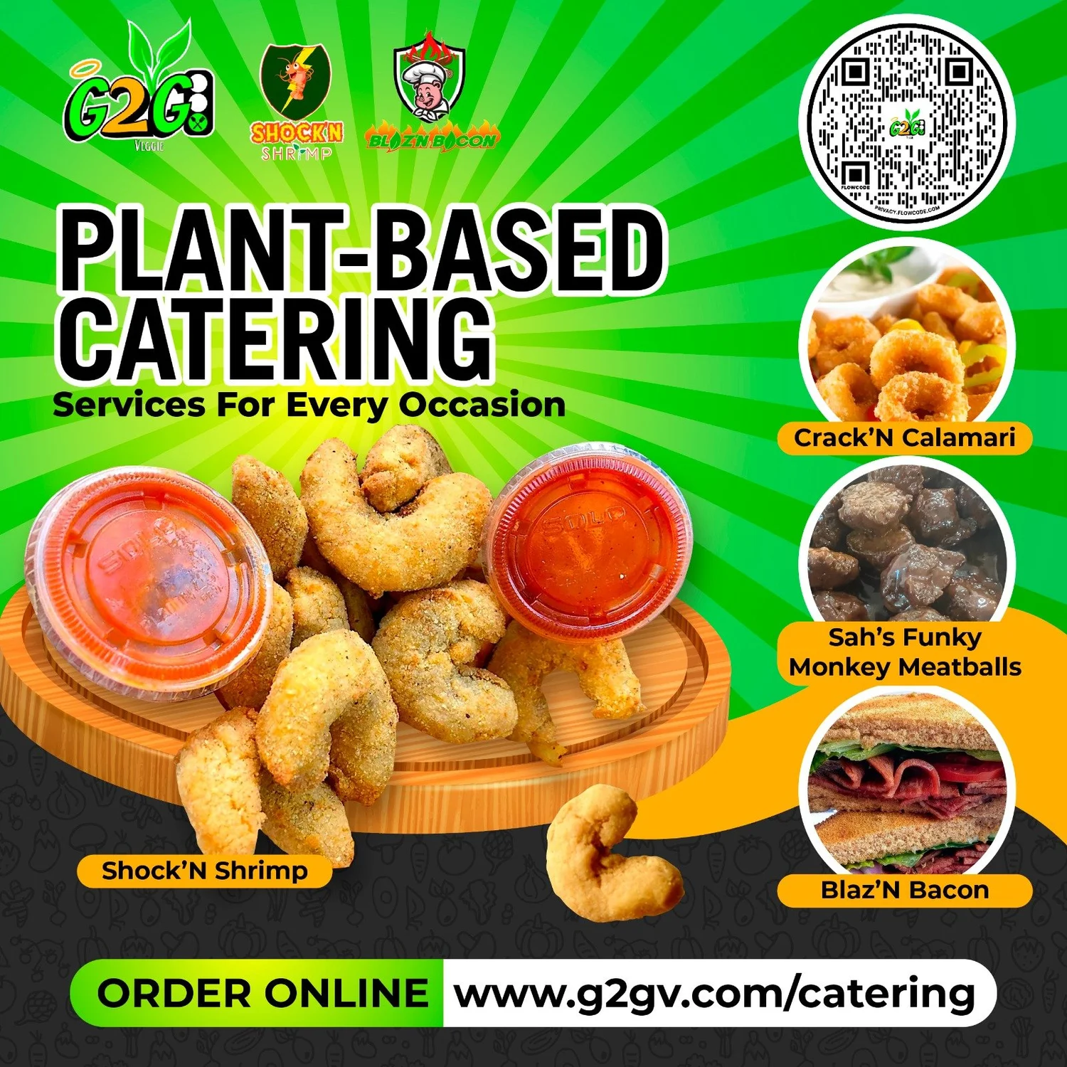 Plant-Based Catering — Good2Go Veggie | Home of the Shock'N Shrimp ...