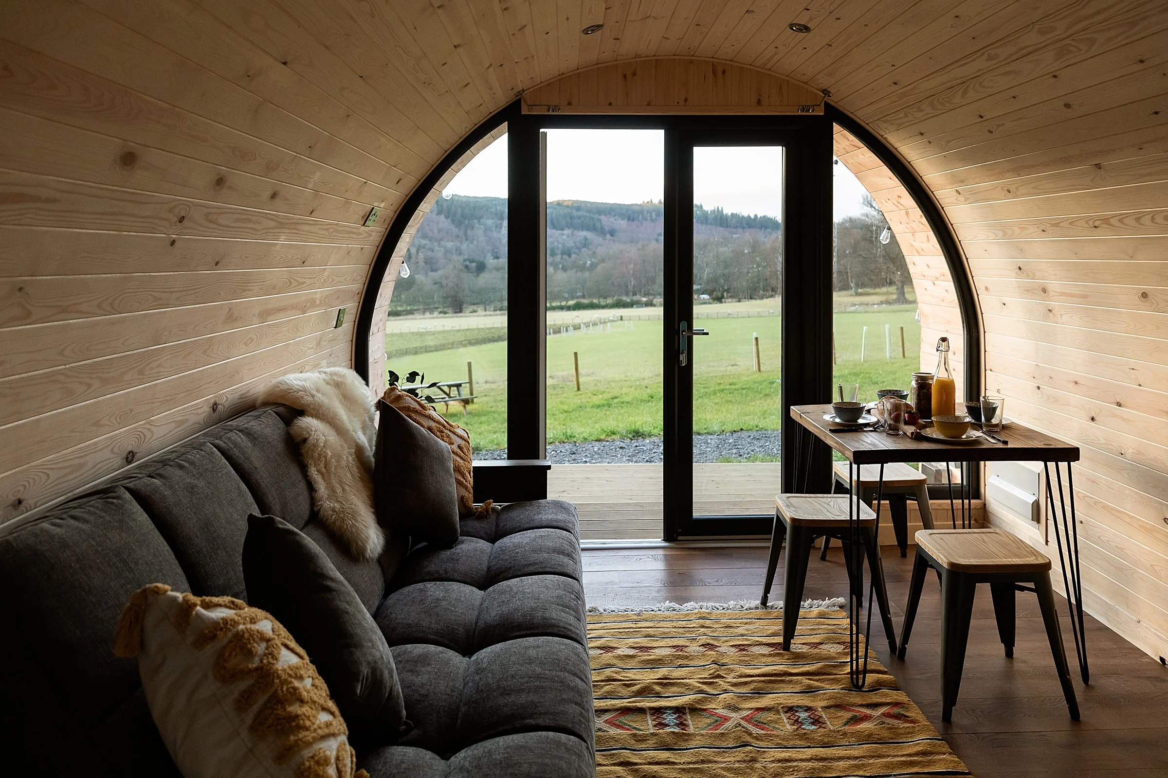 Lone Wolf - Self Catering Glamping Pod Innerleithen, cabin, Peebles ...
