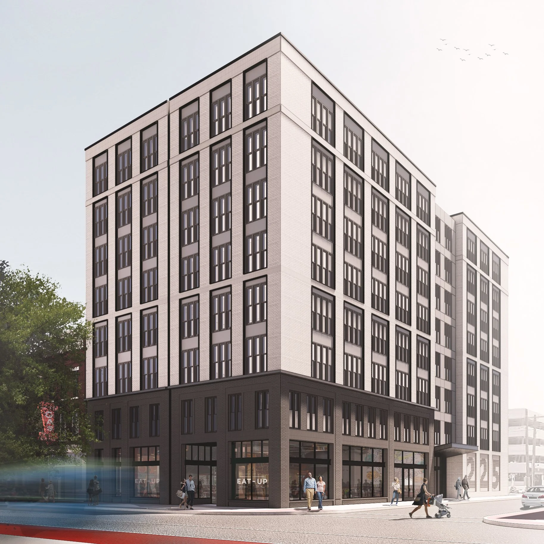 Planned 8-story Arts District apartment building gets first city ...