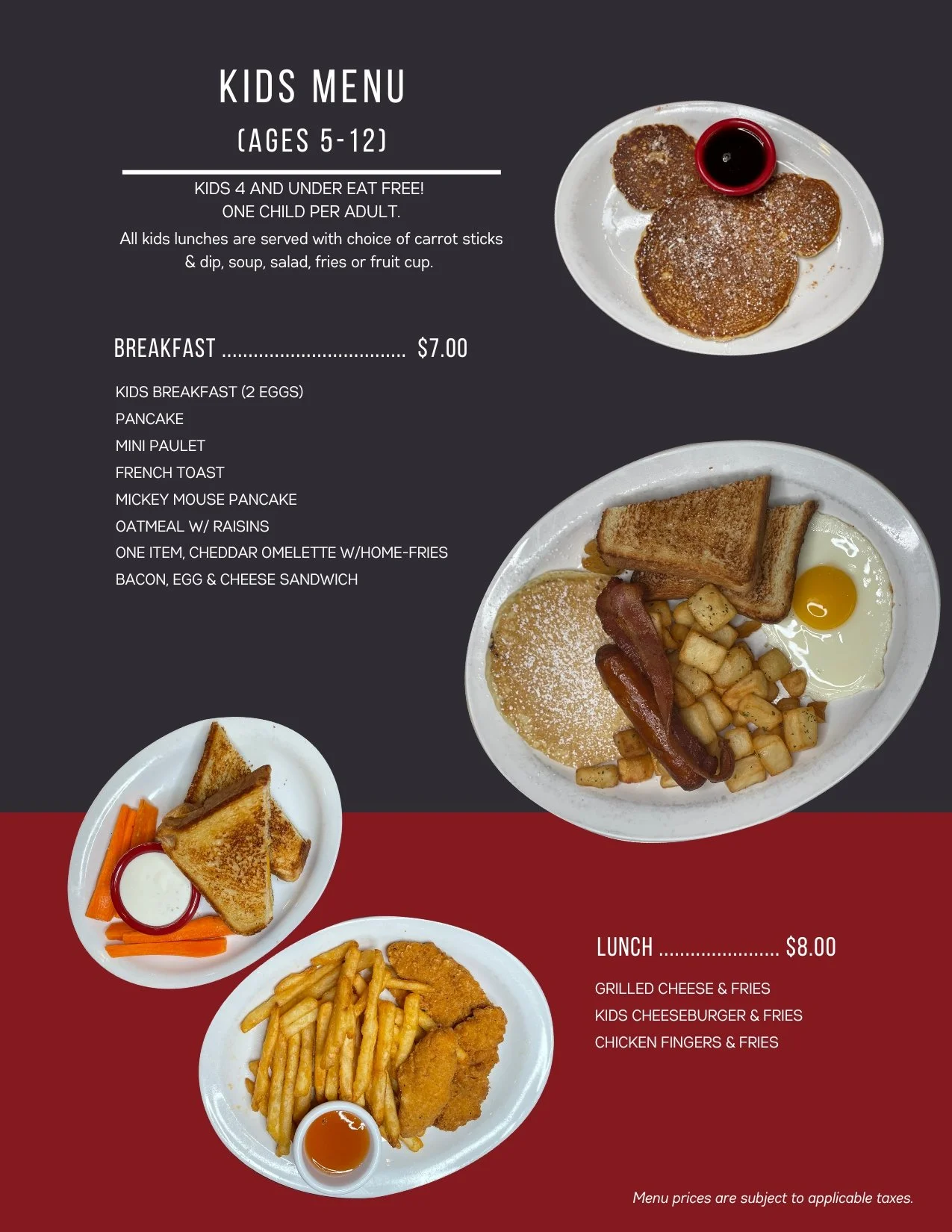 Menu — Features of Stratford