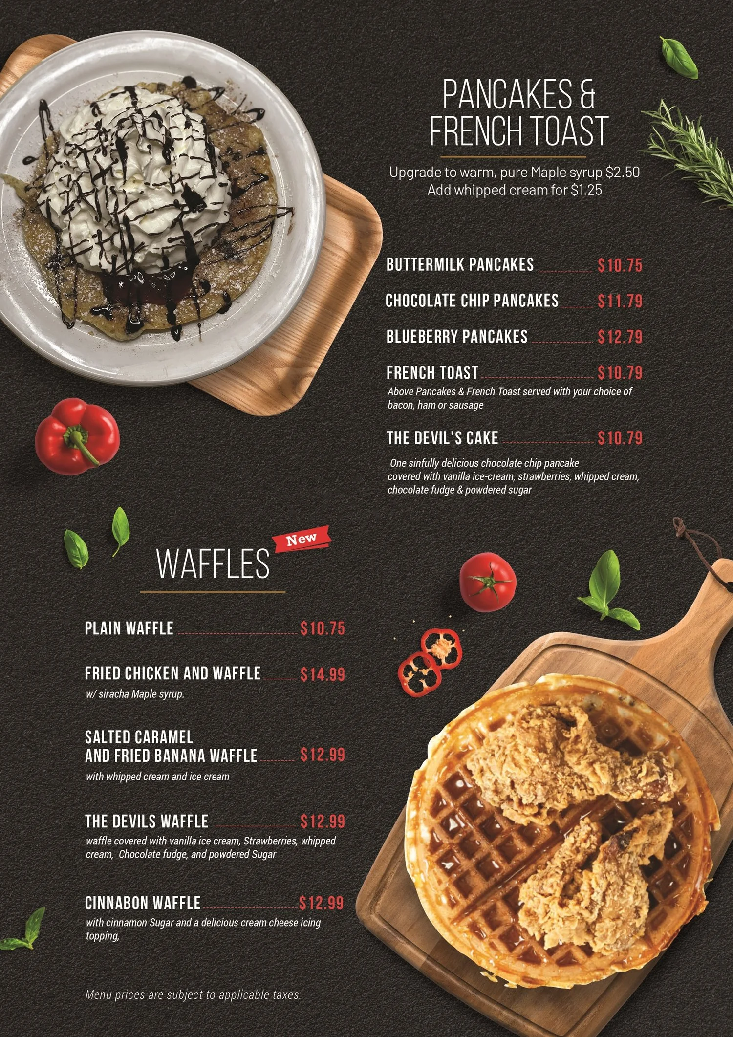 Menu — Features of Stratford