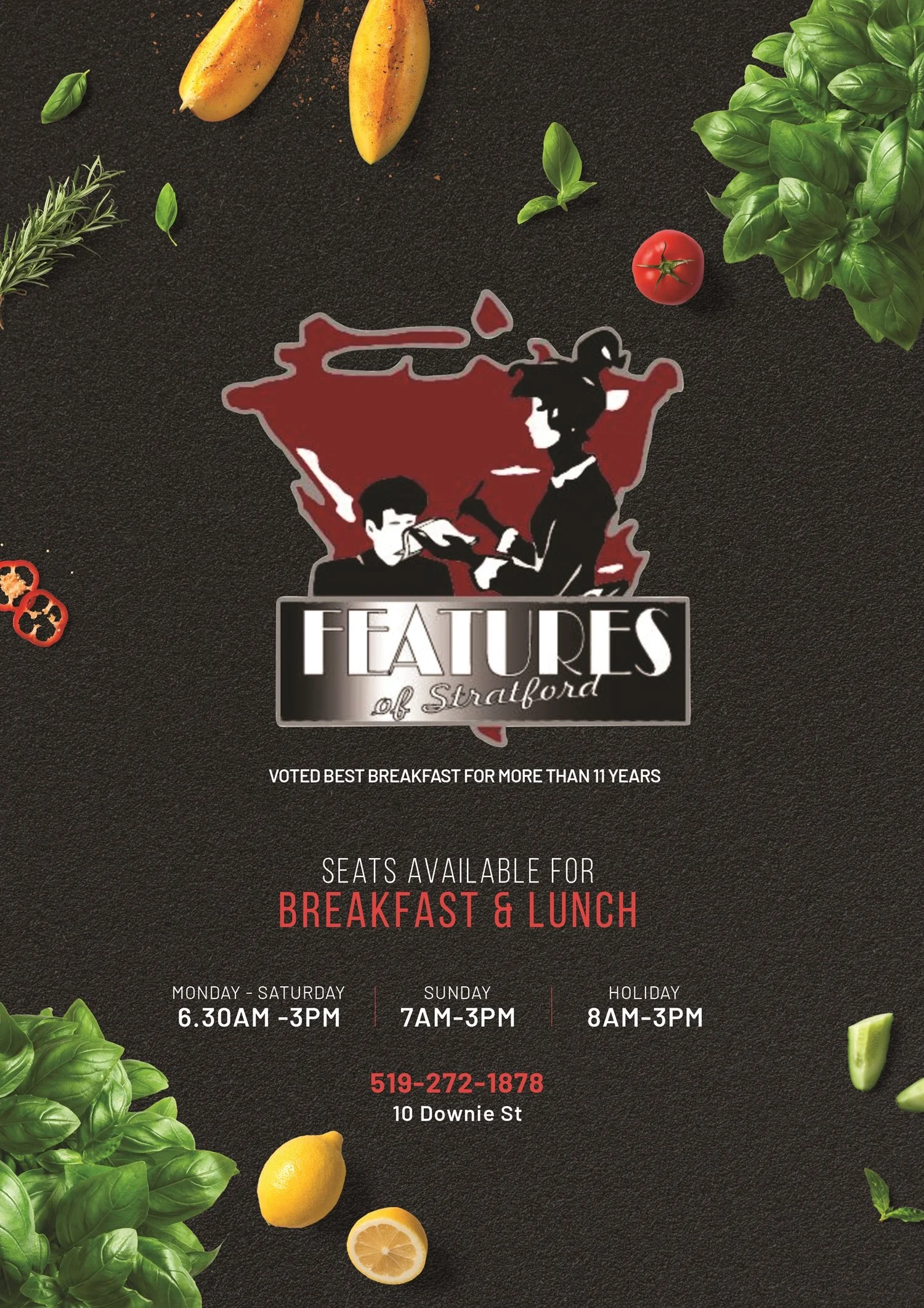 Menu — Features of Stratford