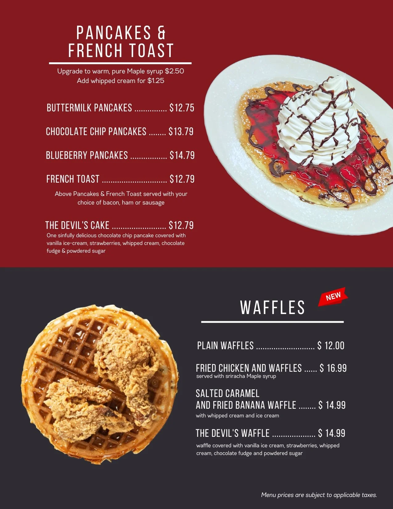 Menu — Features of Stratford