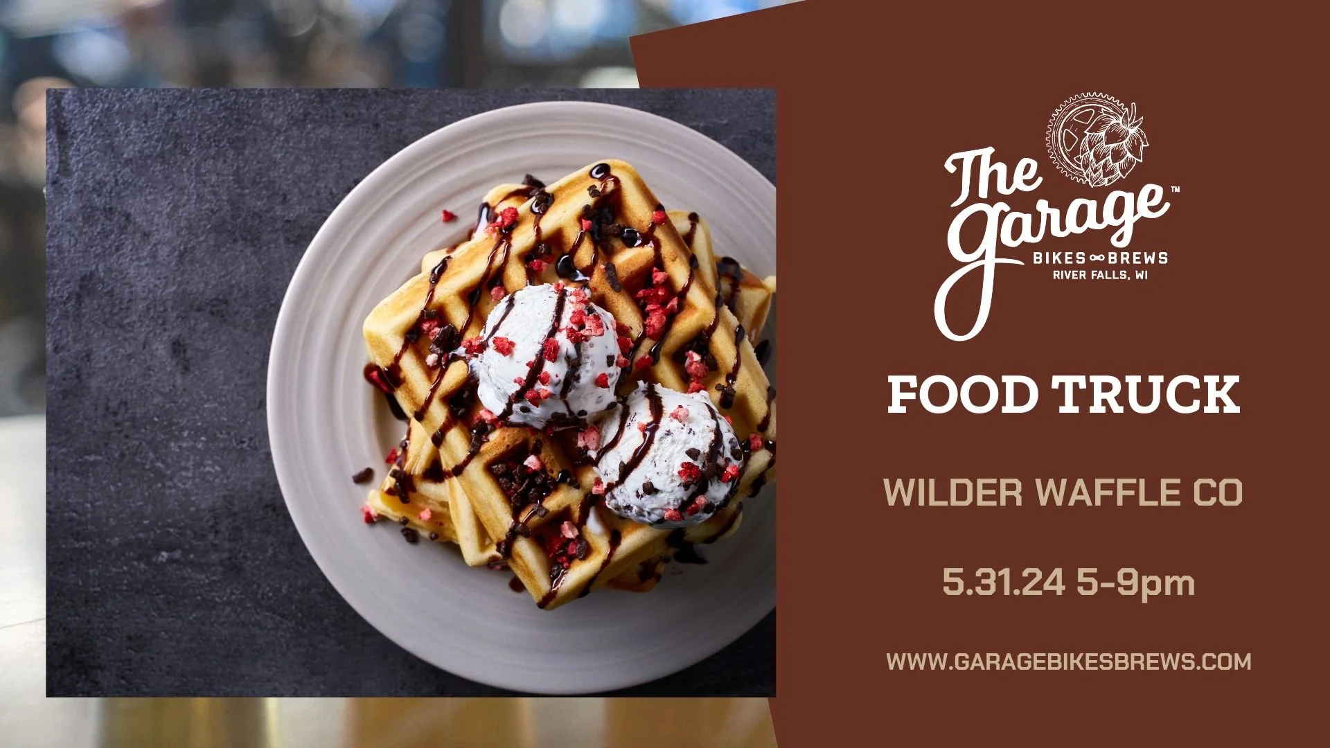 Food Truck: Wilder Waffle Co — The Garage Bikes ⚯ Brews