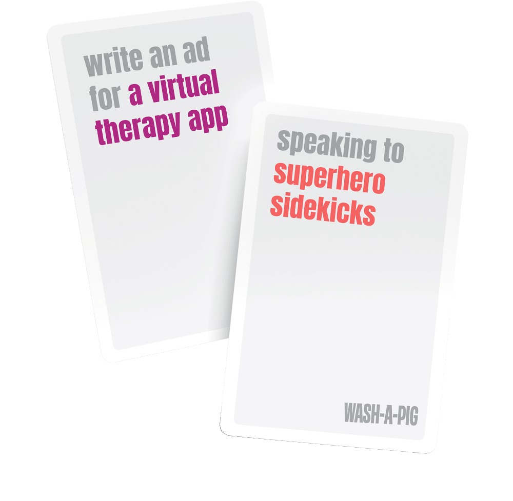 Wash-a-Pig - A Creative Training Game