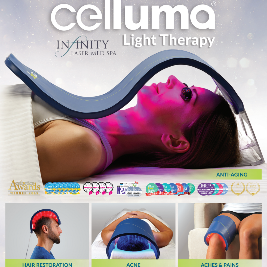 Celluma Light Therapy for Acne, Wrinkles & Pain Relief | Infinity Laser ...