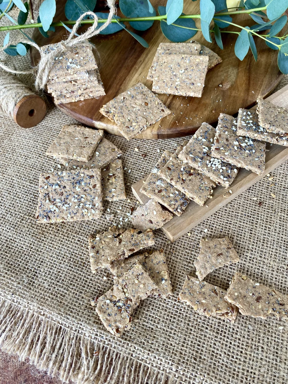 Whole Wheat Olive Oil Crackers