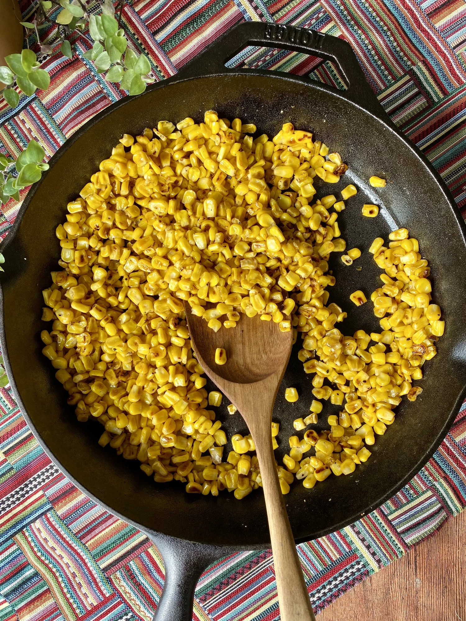 Skillet Charred Corn
