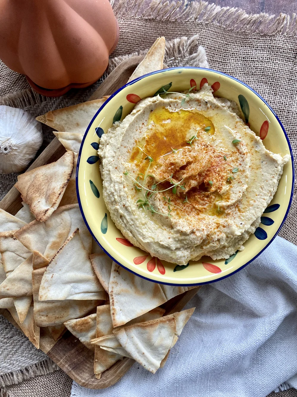 Roasted Garlic Hummus