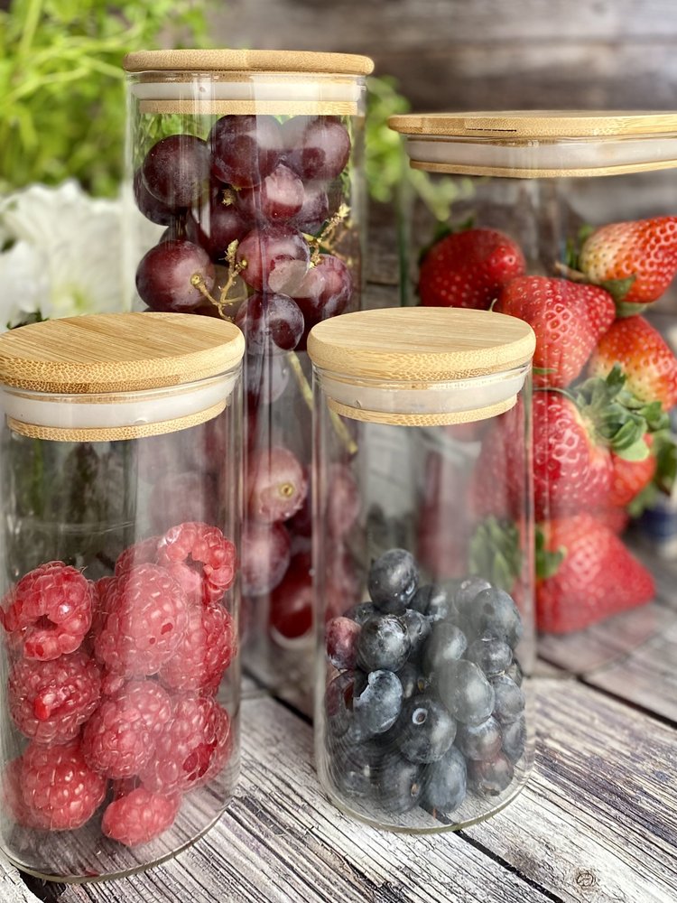 Storing Fresh Berries, Grapes & Cherries in Glass Jars