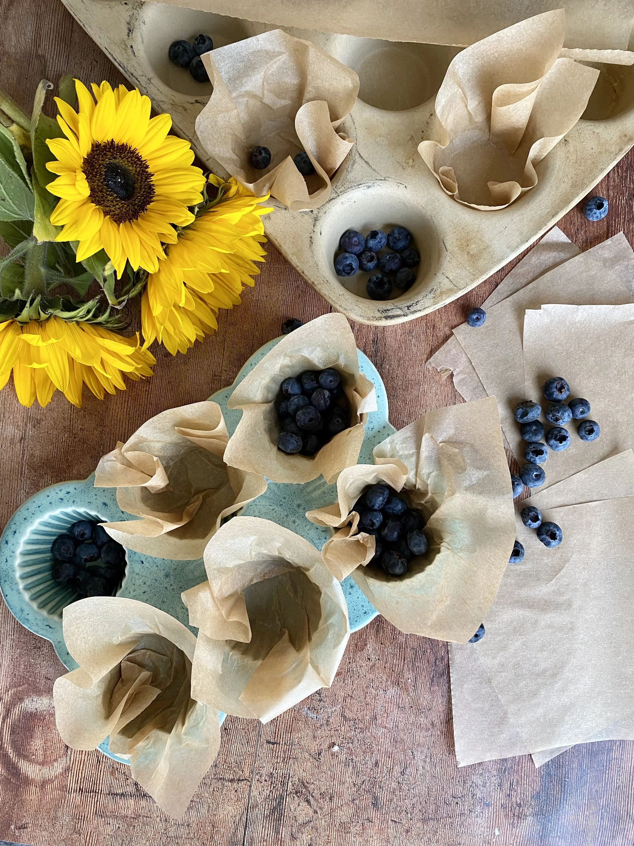Homemade Muffin Cases