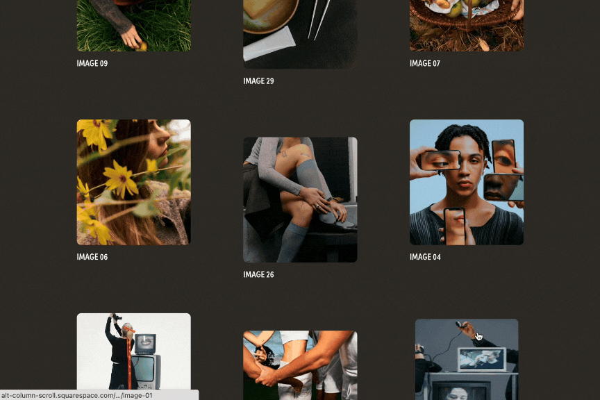 Plugin: Alternate Column Gallery Scroll — Digital Moves | A Web Design ...
