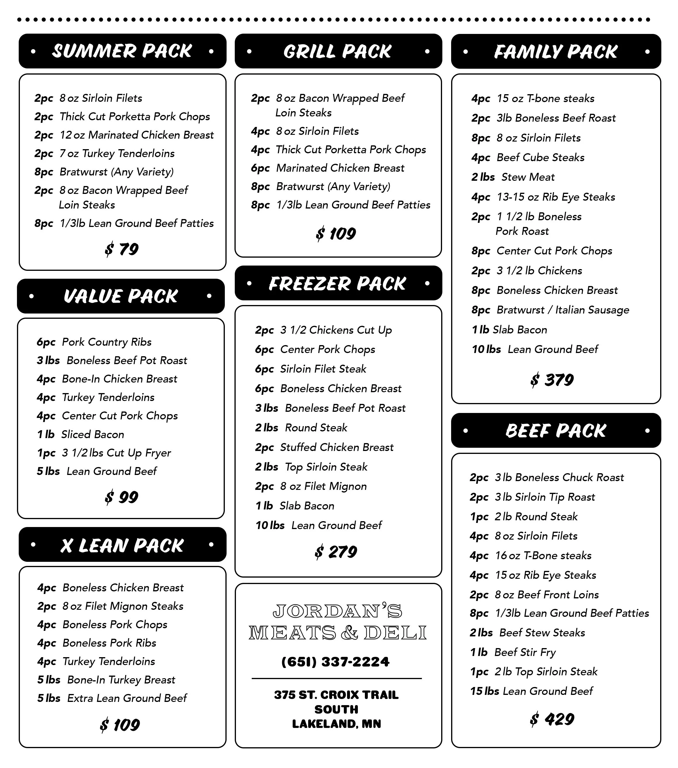 General 1 — Jordan Meats