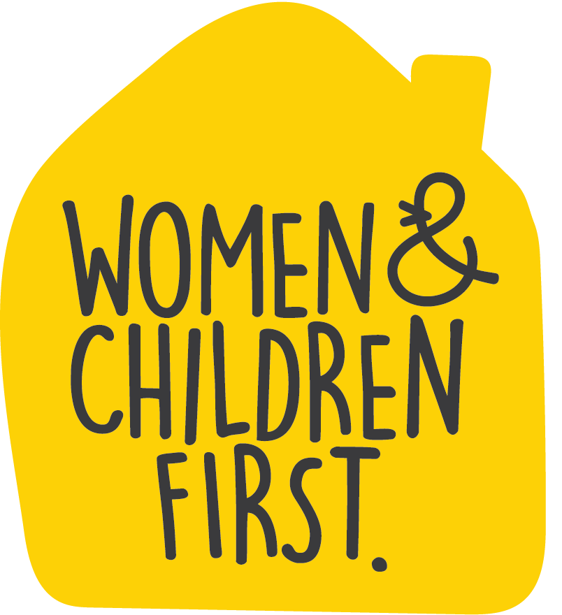Women And Children First Sign
