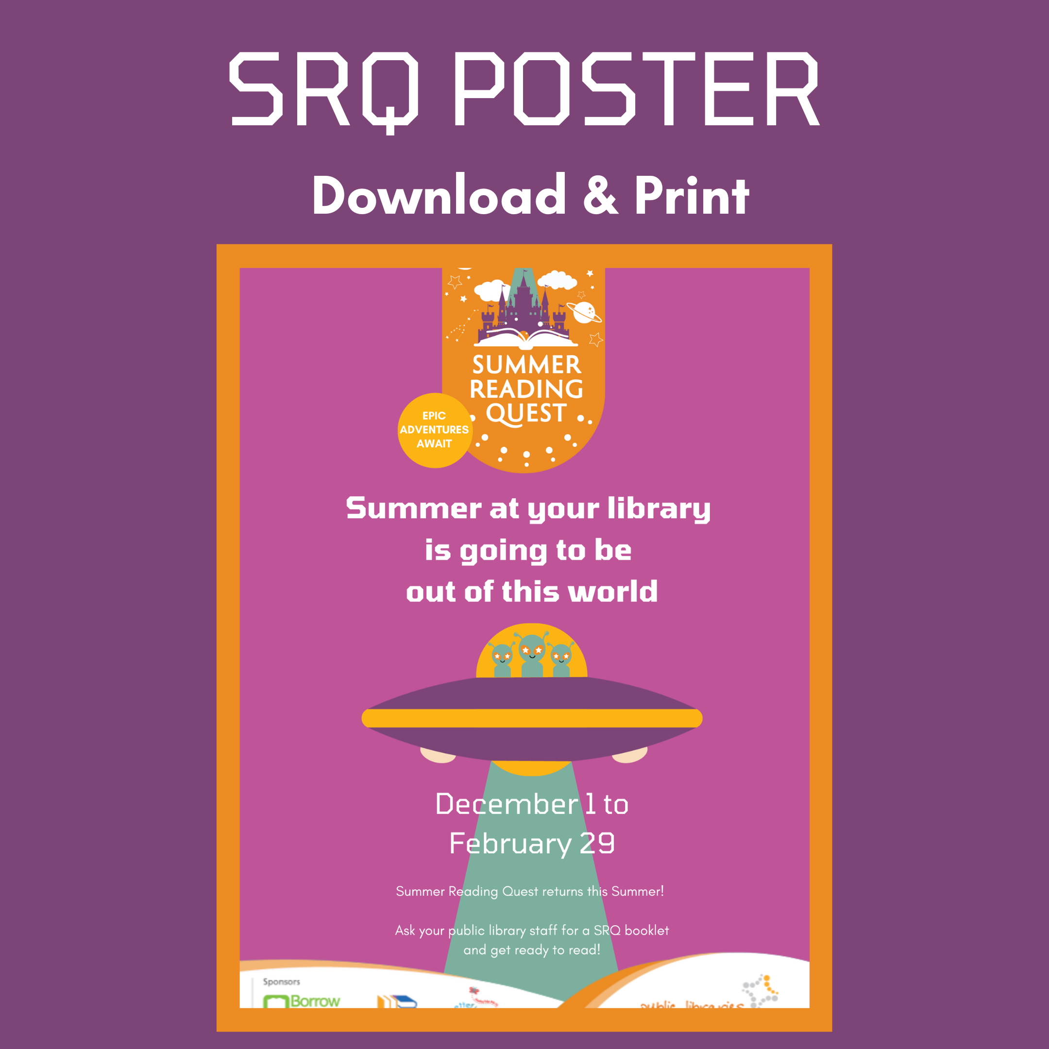 Promotion — Summer Reading Quest