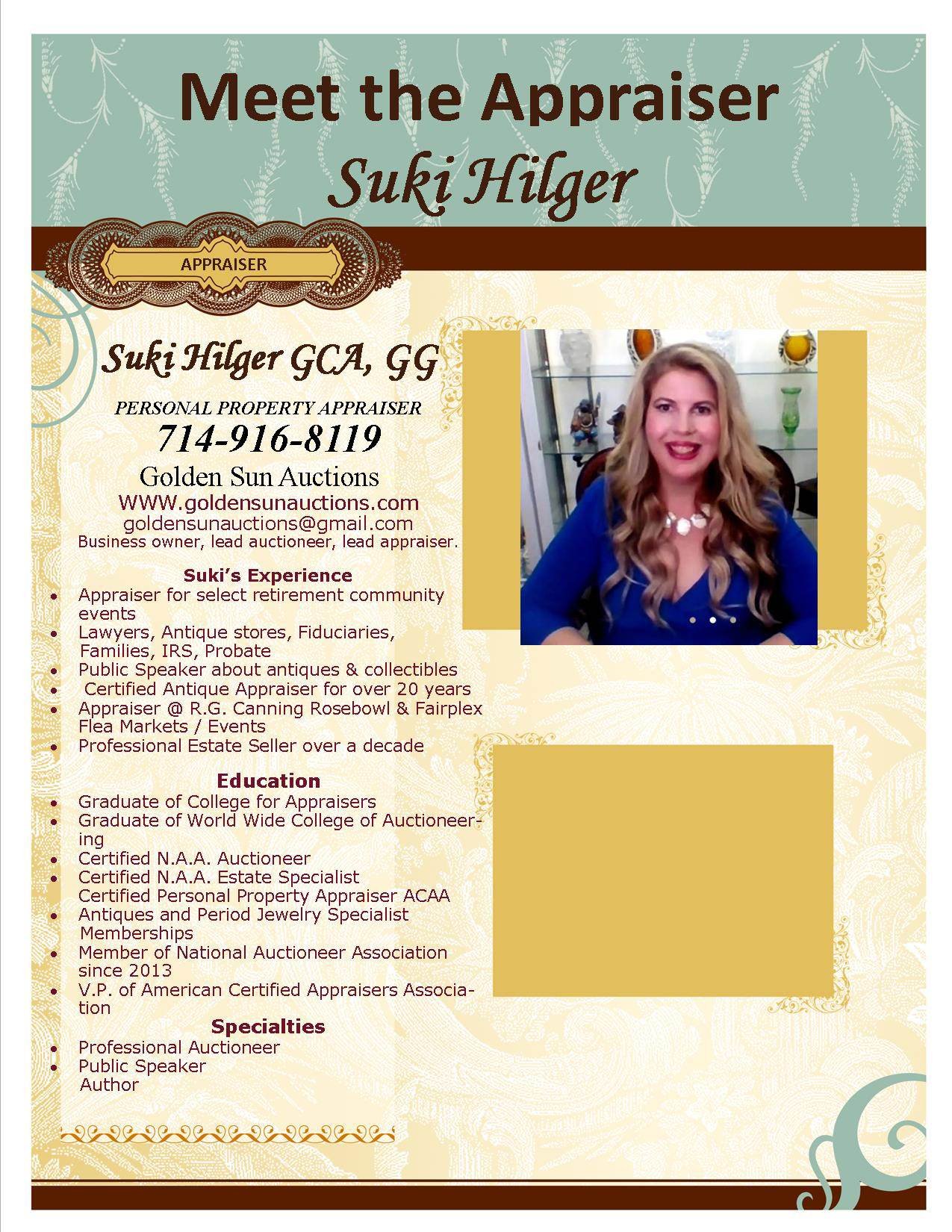 Auction House Antique Appraiser Auctioneer — Golden Sun Auctions, Inc