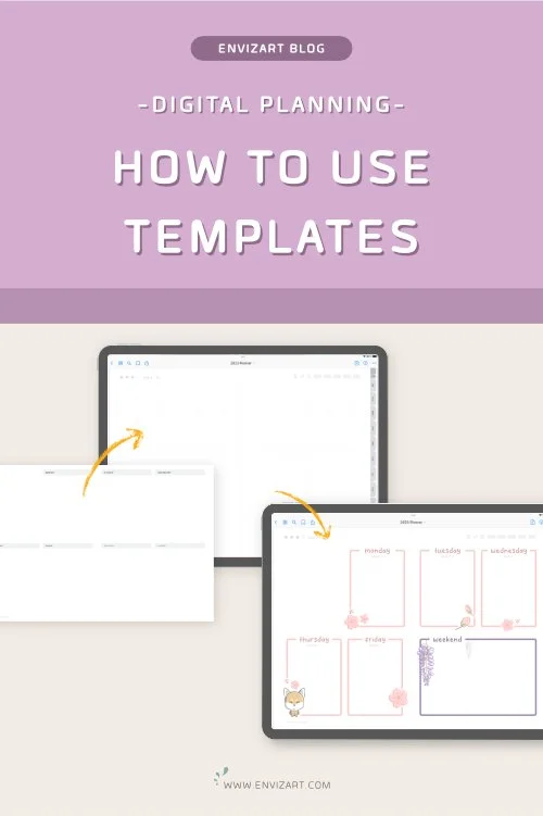 How to Use Digital Templates — EnvizArt