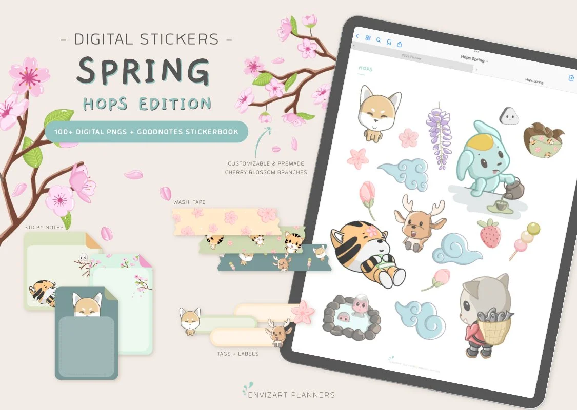 3 Digital Bullet Journal Ideas for Spring — EnvizArt