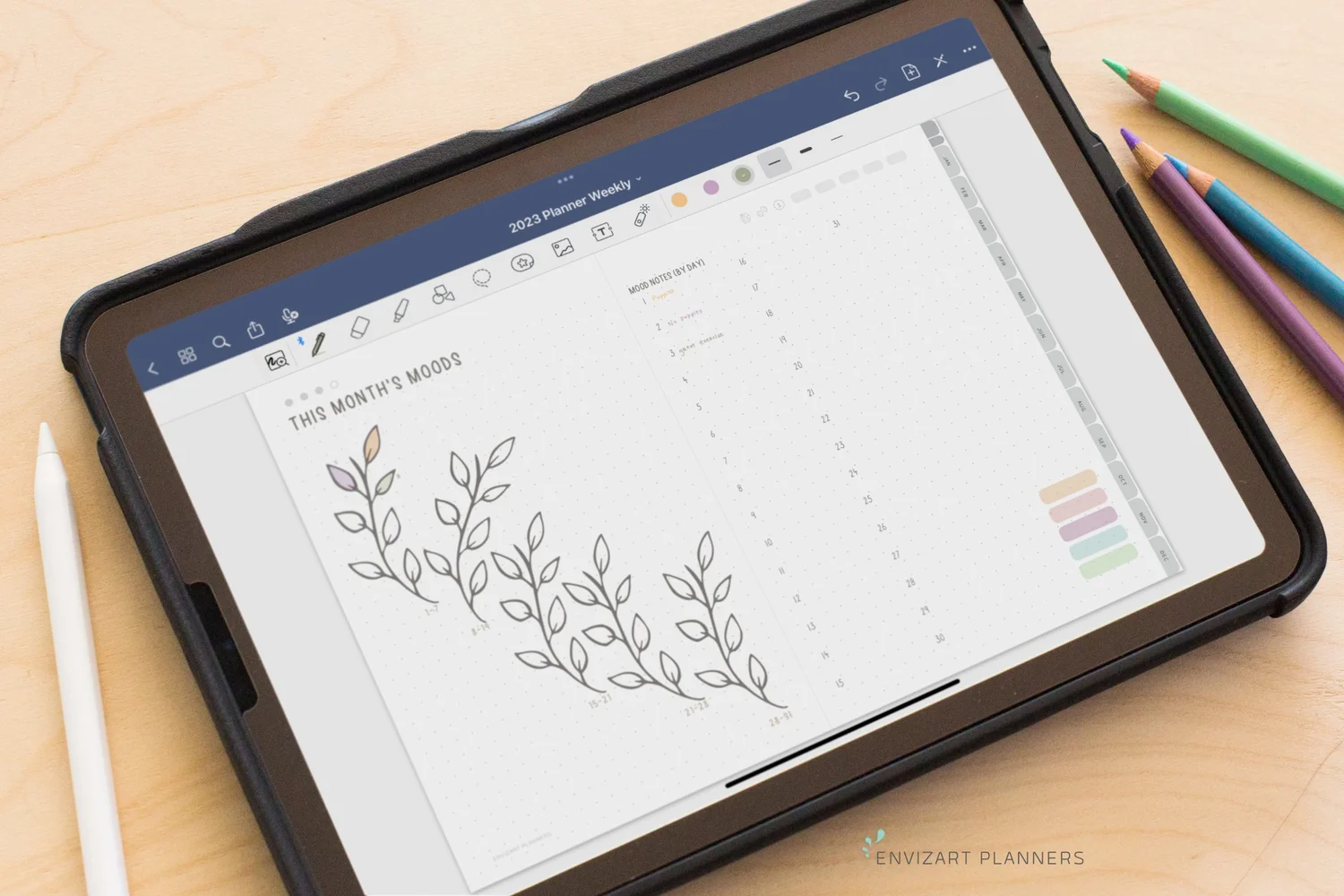 3 Digital Bullet Journal Ideas for Spring — EnvizArt