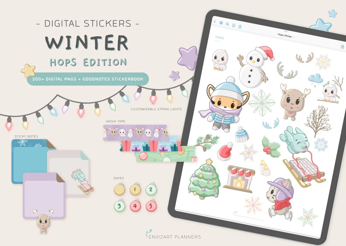 Digital Planner Ideas for Winter — EnvizArt