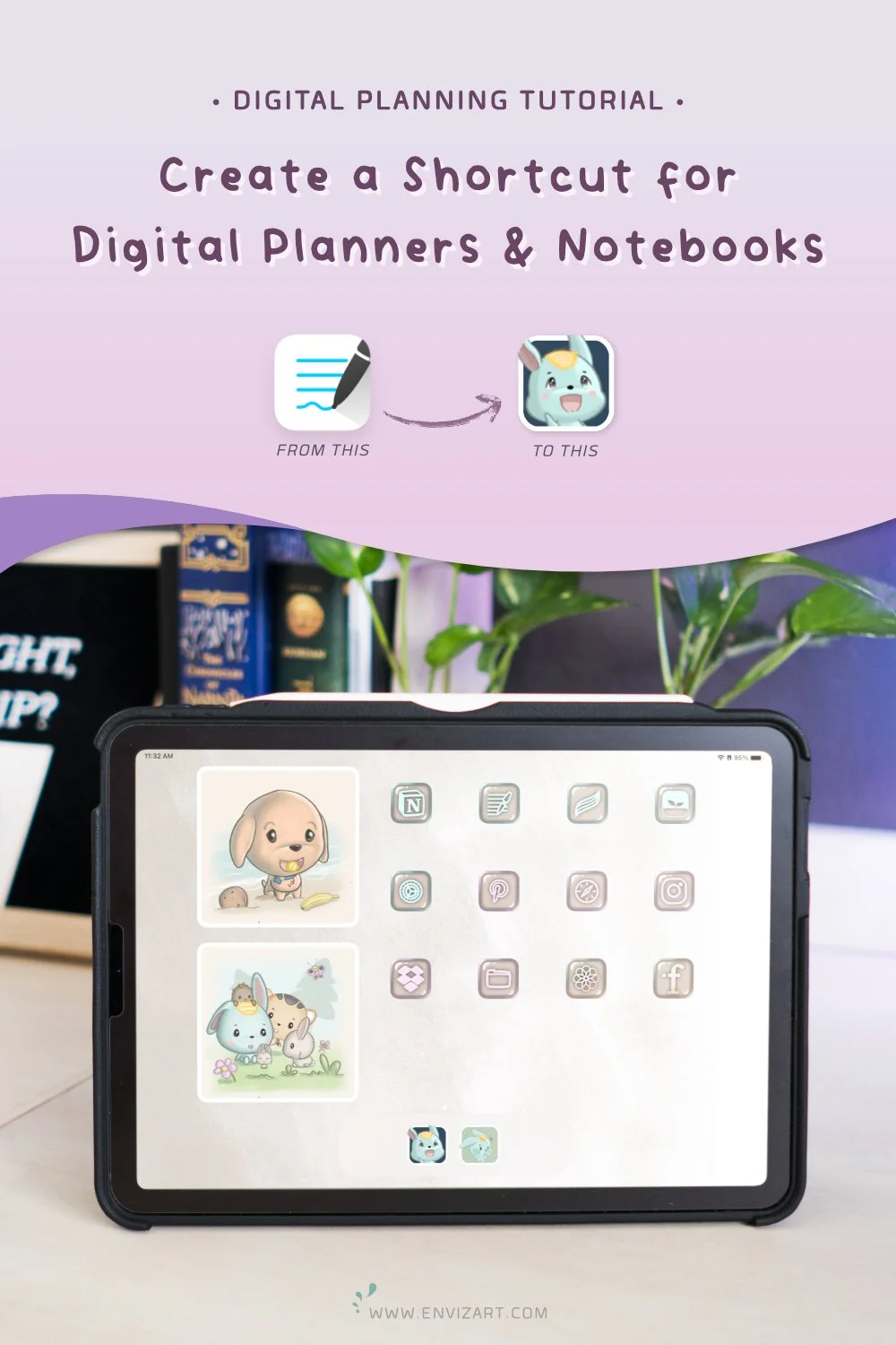 How to Add a Shortcut for Digital Planners and Notebooks — EnvizArt