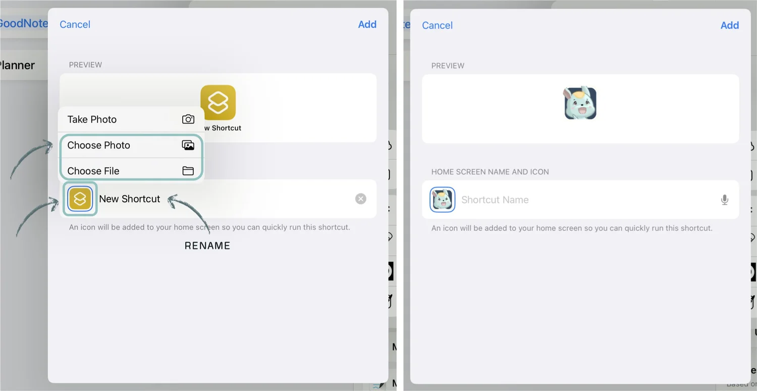 How to Add a Shortcut for Digital Planners and Notebooks — EnvizArt