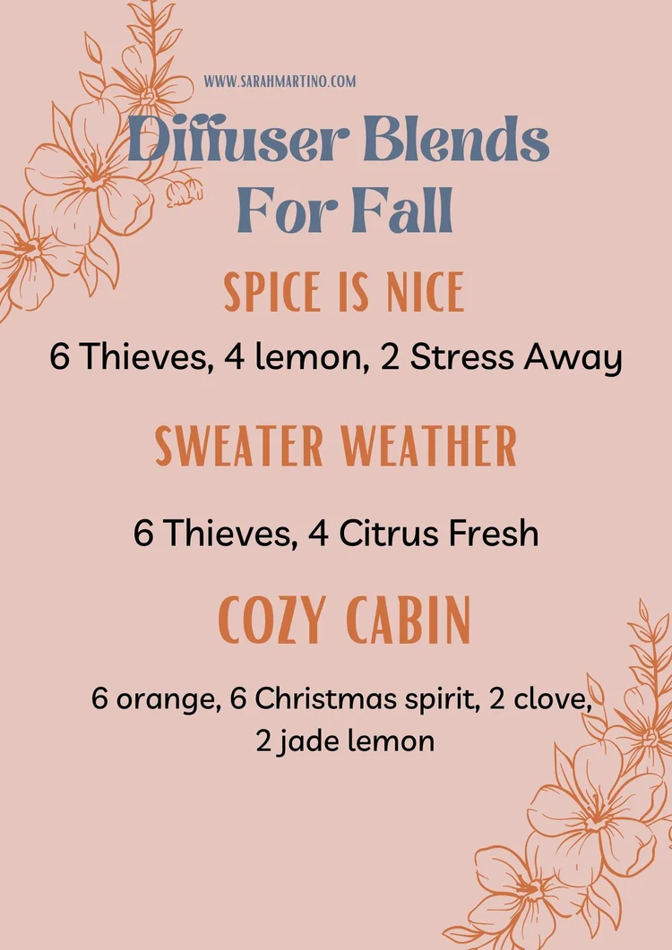 Fall Diffuser Blends — Sarah Martino