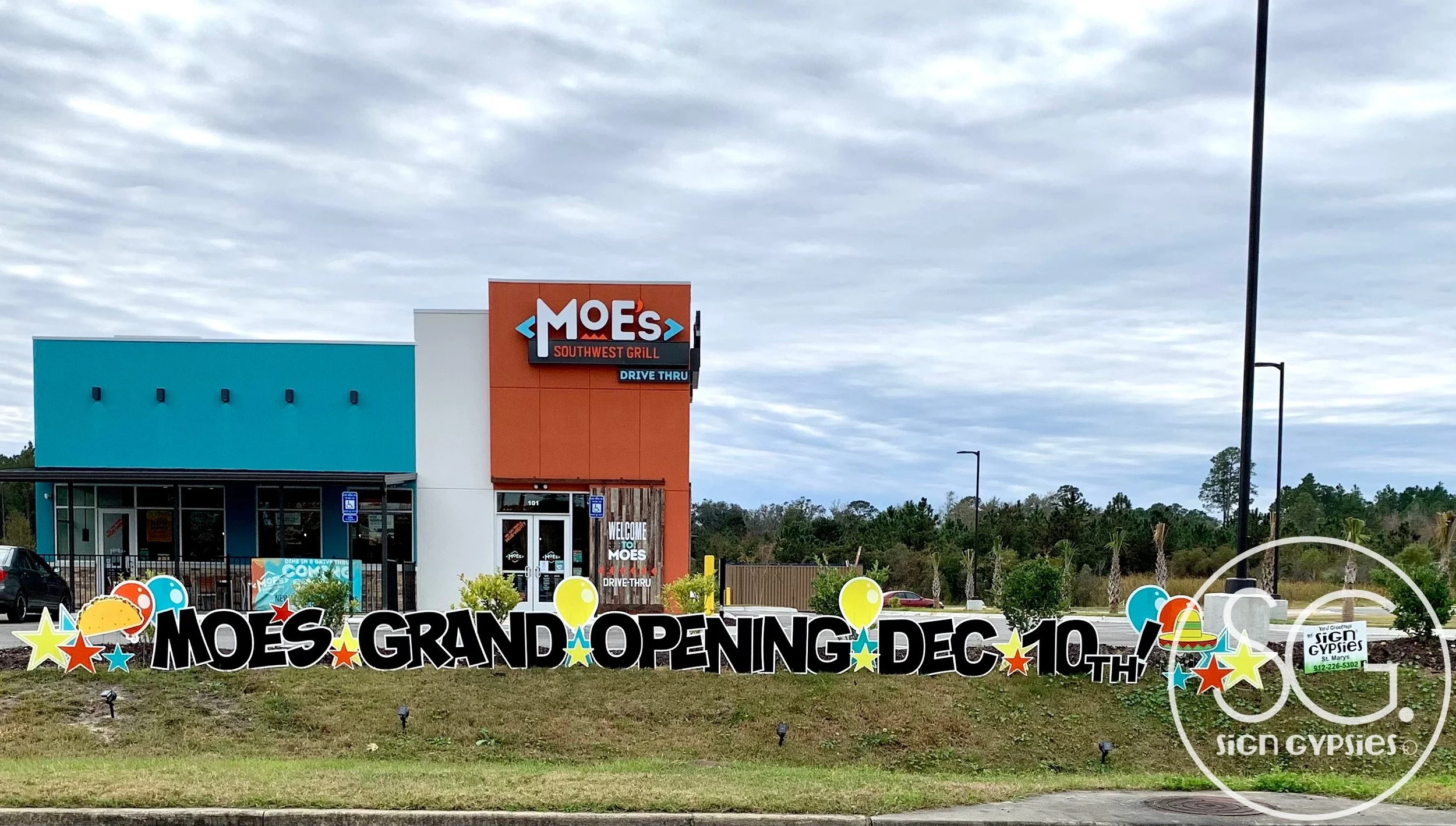 Sign Gypsies St Marys