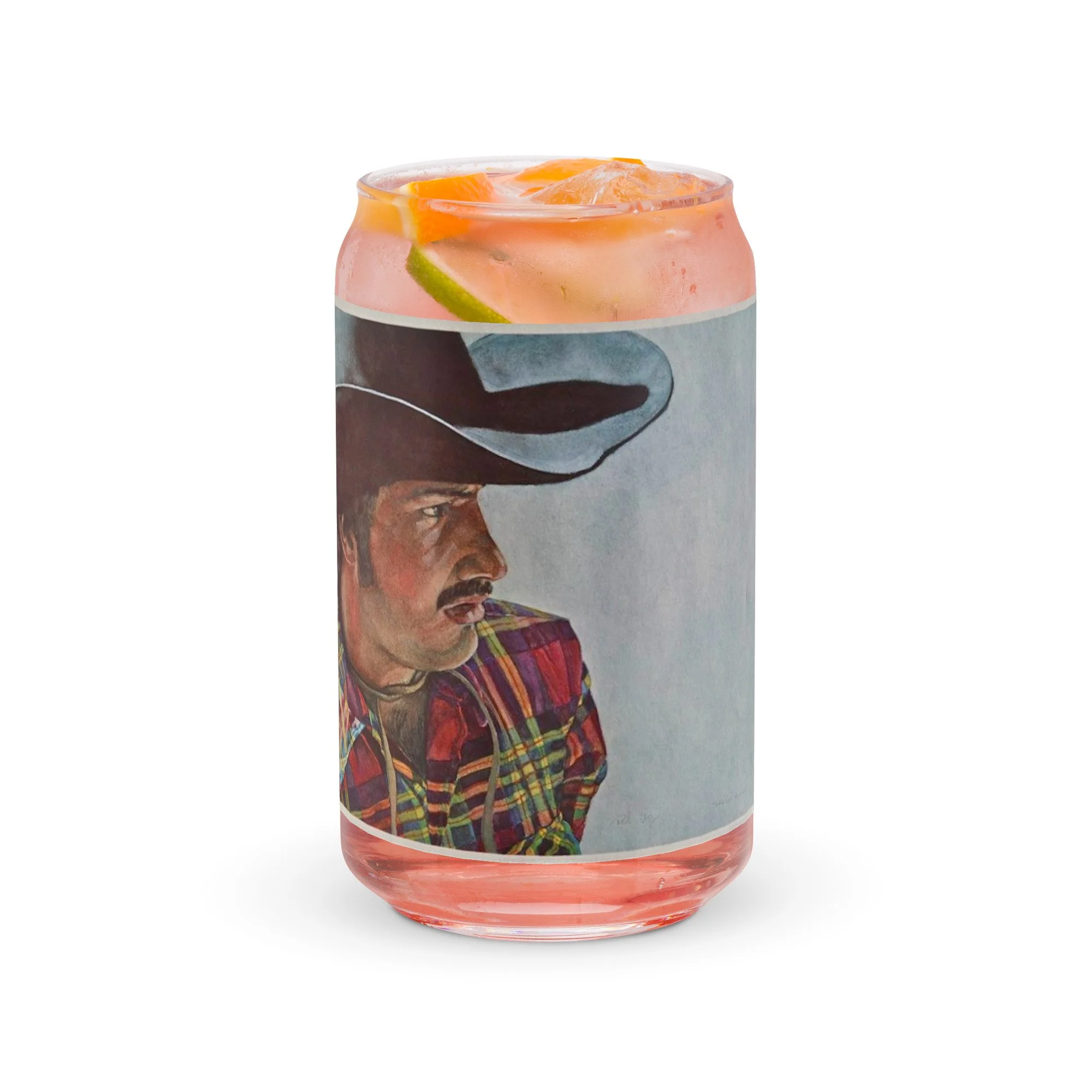 Paul VerBurg's "Saddle Bronc" Can-Shaped Glass — AMBER LIVE | Drag ...