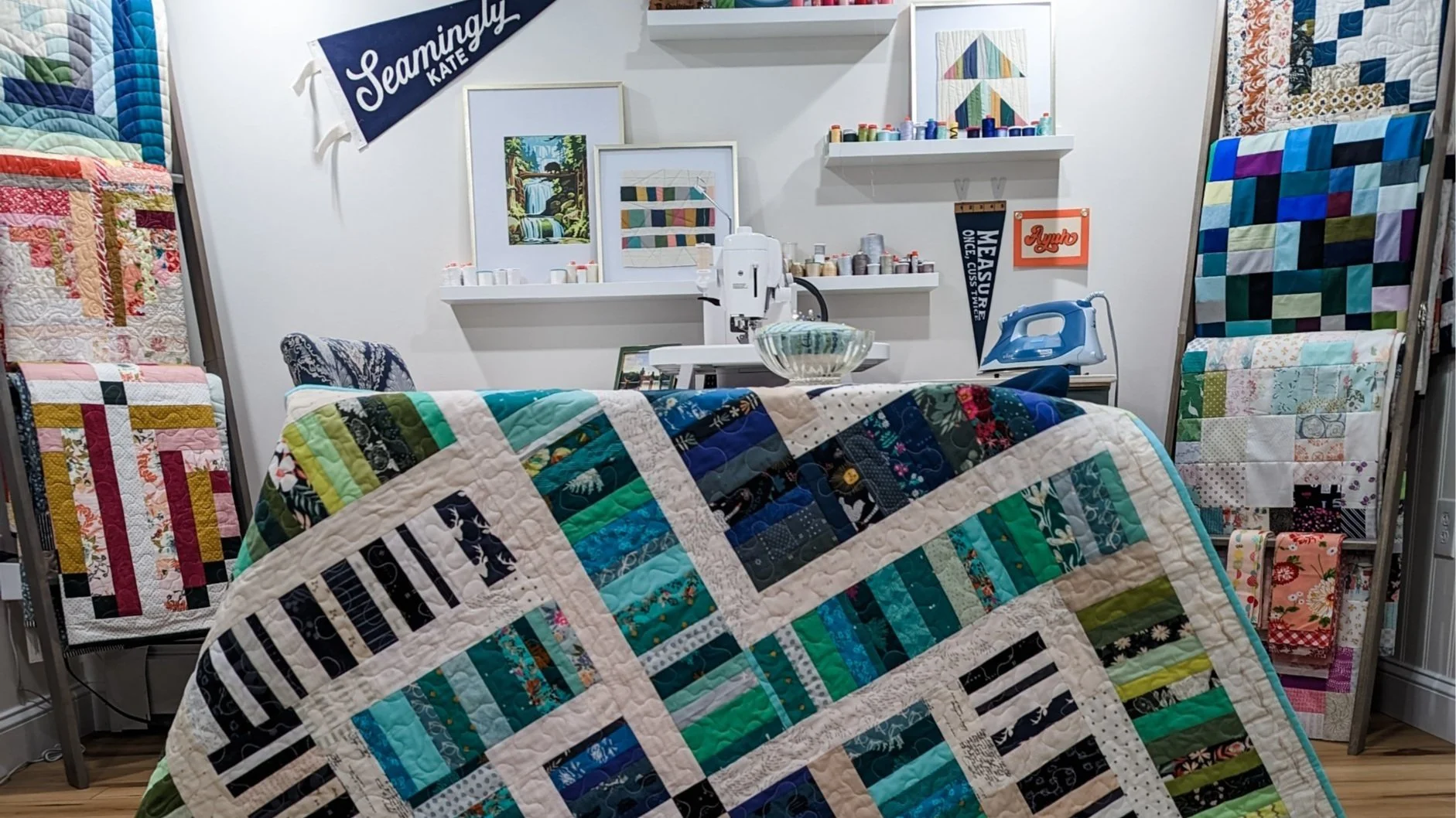 Seamingly Kate | Scrappy Modern Traditional Quilts