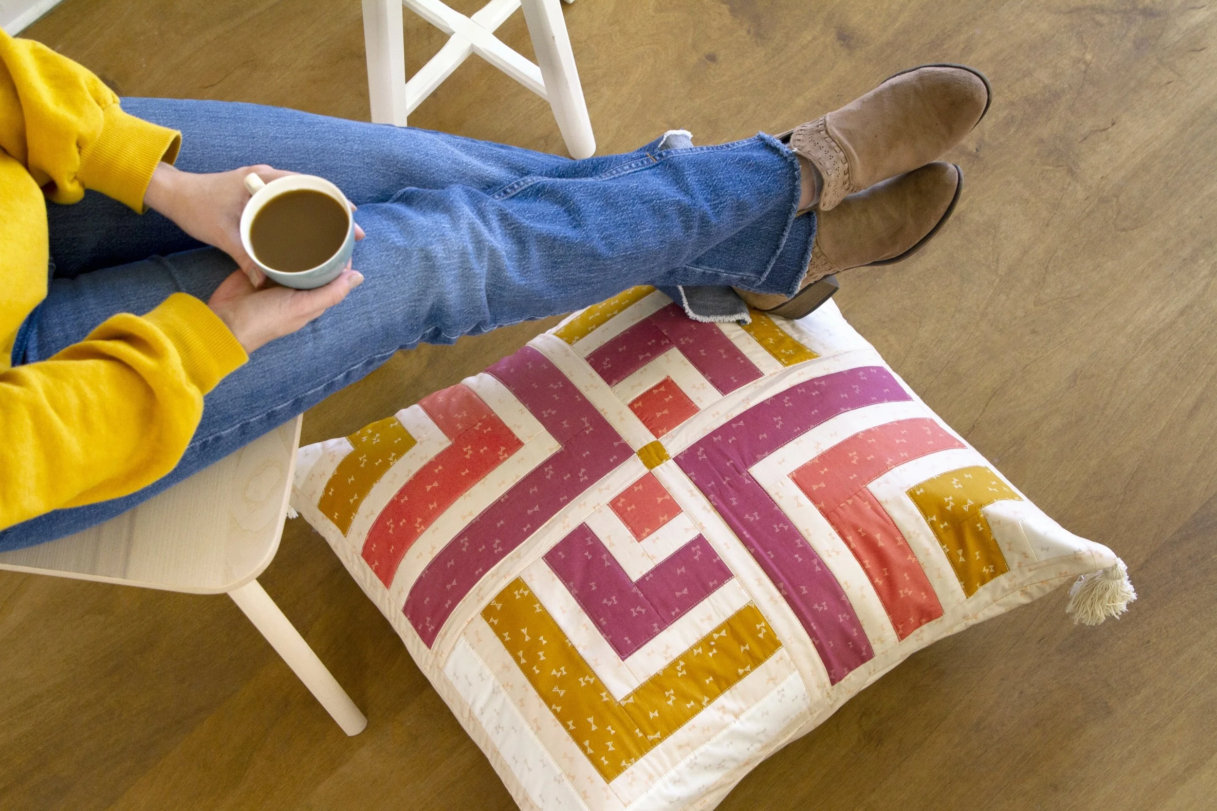 Limington Modern Trip Around the World Quilt Pattern (PDF) | Seamingly ...