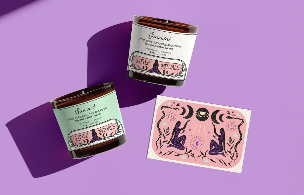 Social Gizmo Designs Expert Branding Design for Candle + Skincare Brands