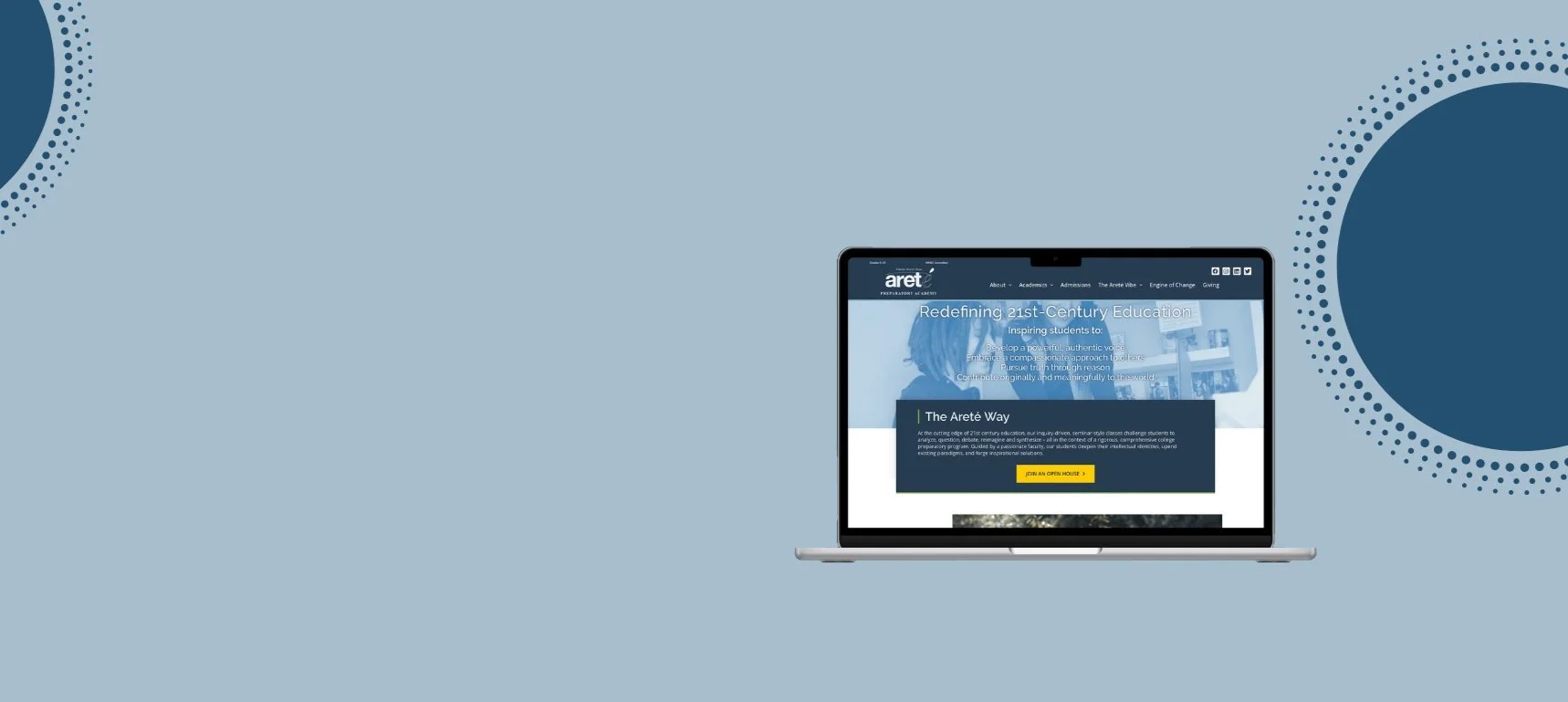 Arete Prep Website — Lilan Northan