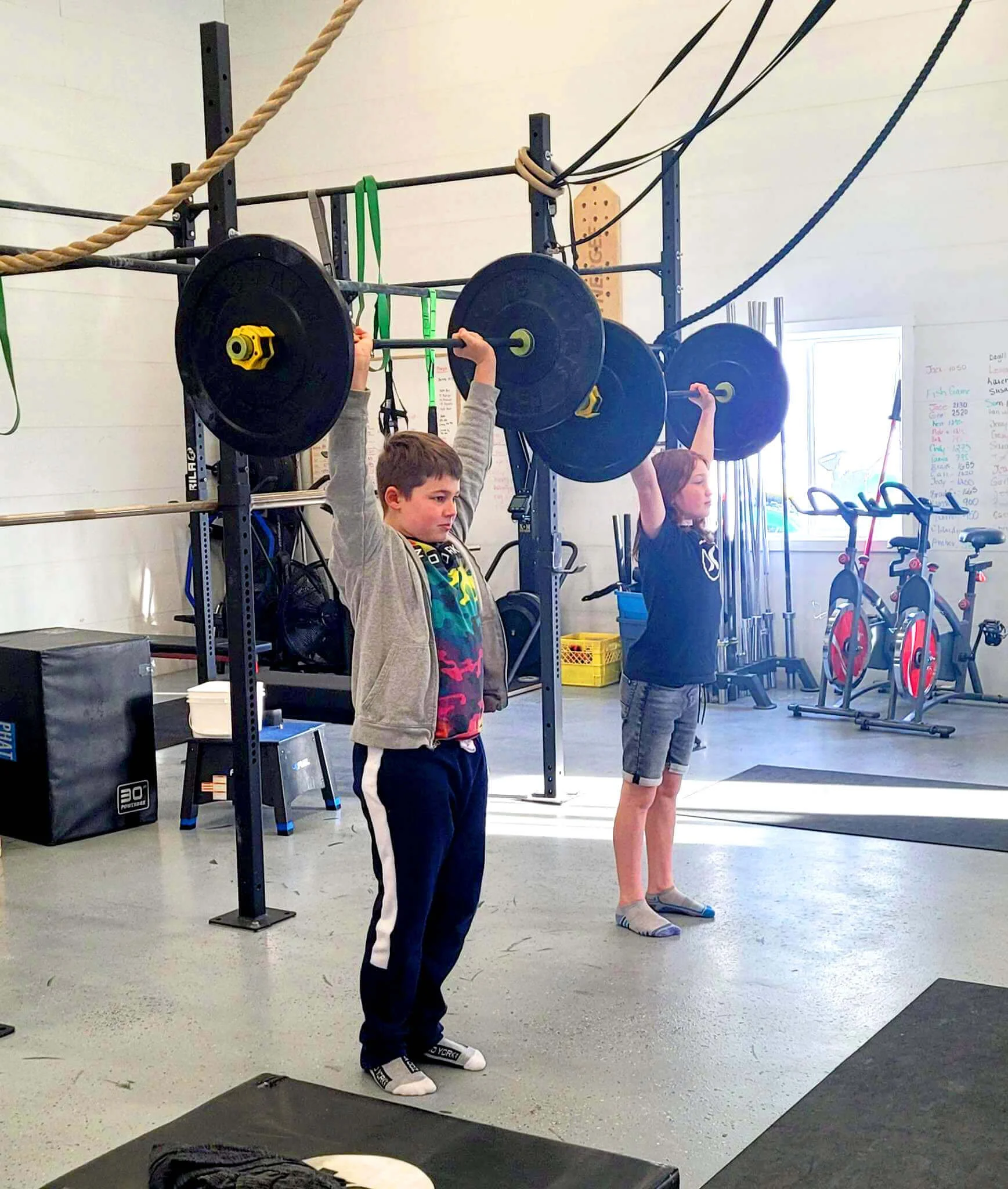 Boys With Weights — True Shapes Fitness