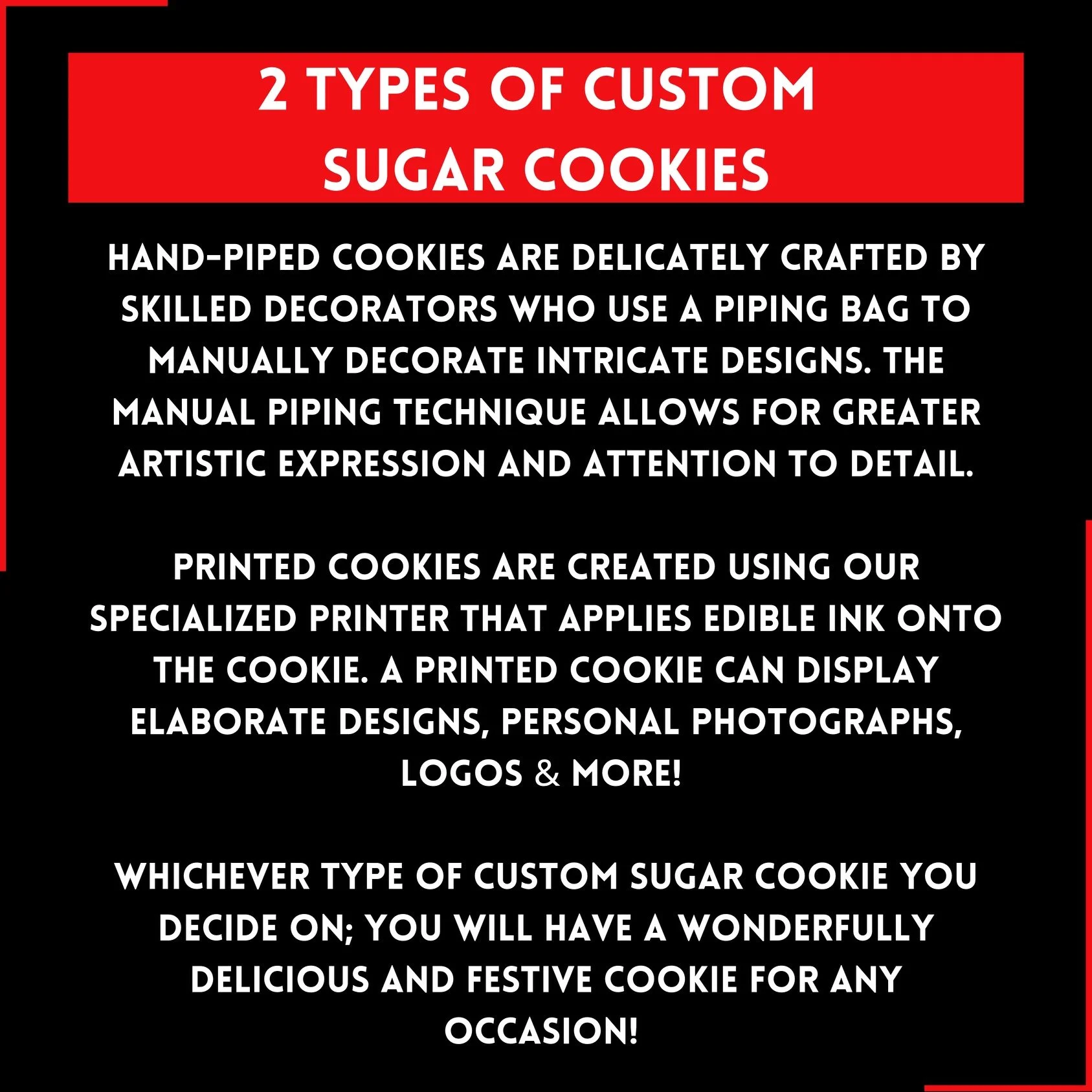 Hand-Piped & Printed Cookies | Palermo Bakery in Norridge — Palermo Bakery