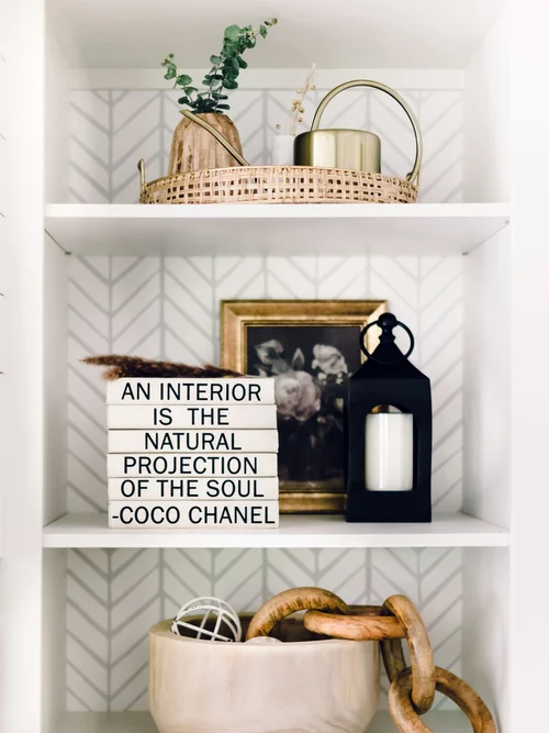 THREE TIPS & TRICKS TO STYLING SHELVES — Motif Homes – Interior Design